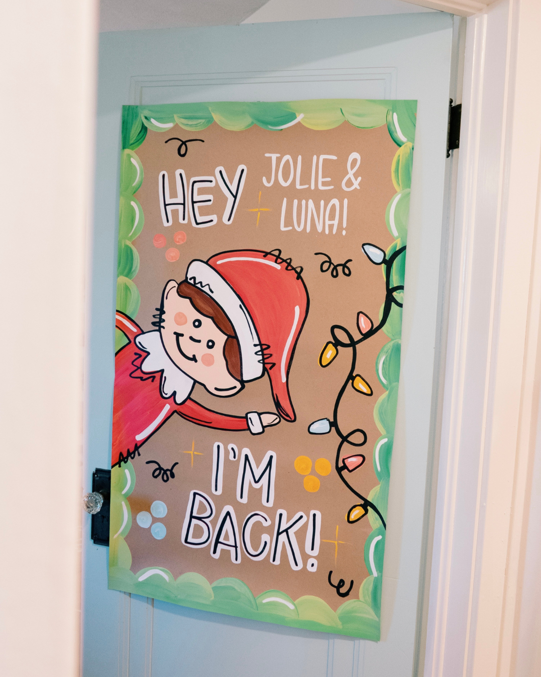 Elf Arrival Banner – Party Banners by Kelli