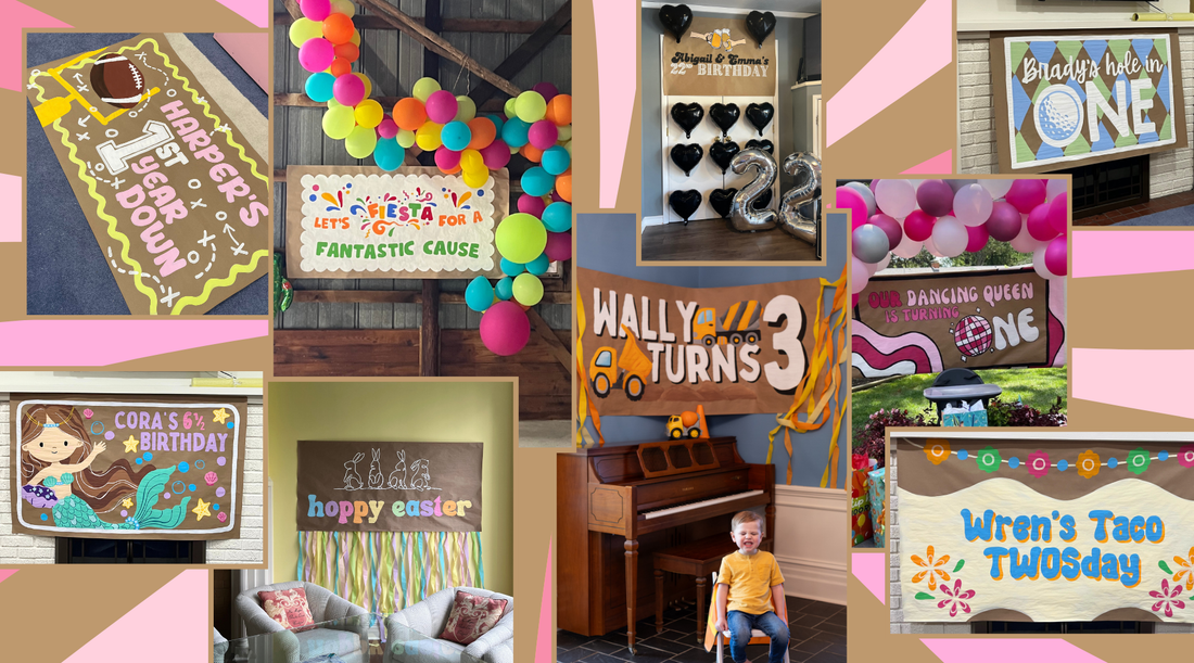 Party Banners by Kelli